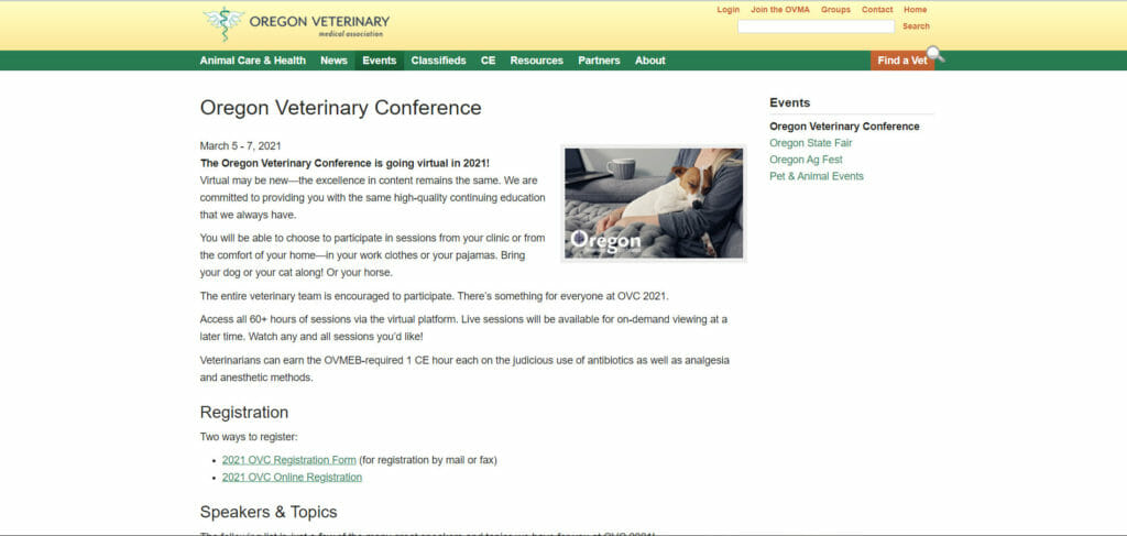 Best Veterinary Conferences for 2021